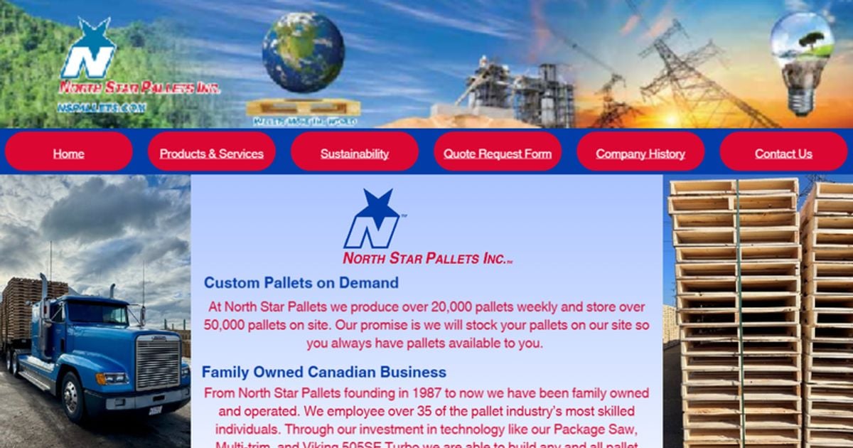 North Star Pallets - Local Edmonton Pallet manufacturer